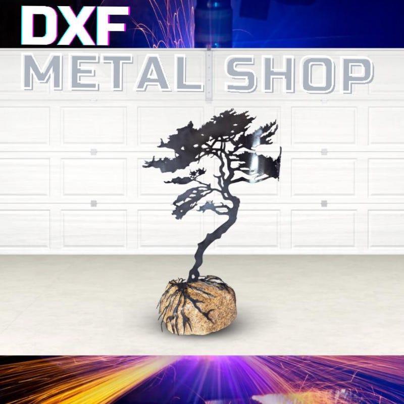 Metal Bonsai Tree - Etsy