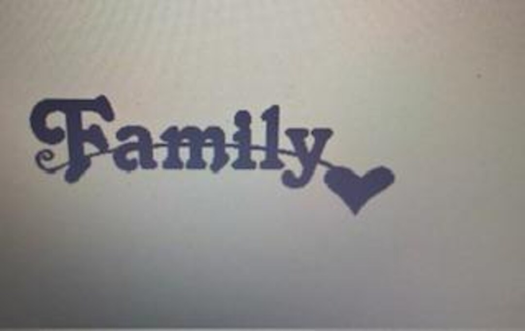 Family Sign Dxf File Plasma Cut Lazer Cut Wedding Day Valentines - Etsy