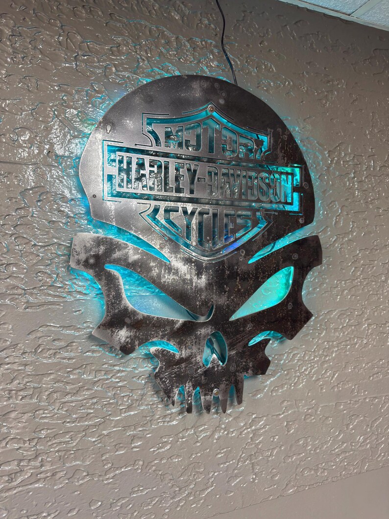 Motorcycle Sign DXF File for CNC Cutting Perfect for Custom Metal Art ...