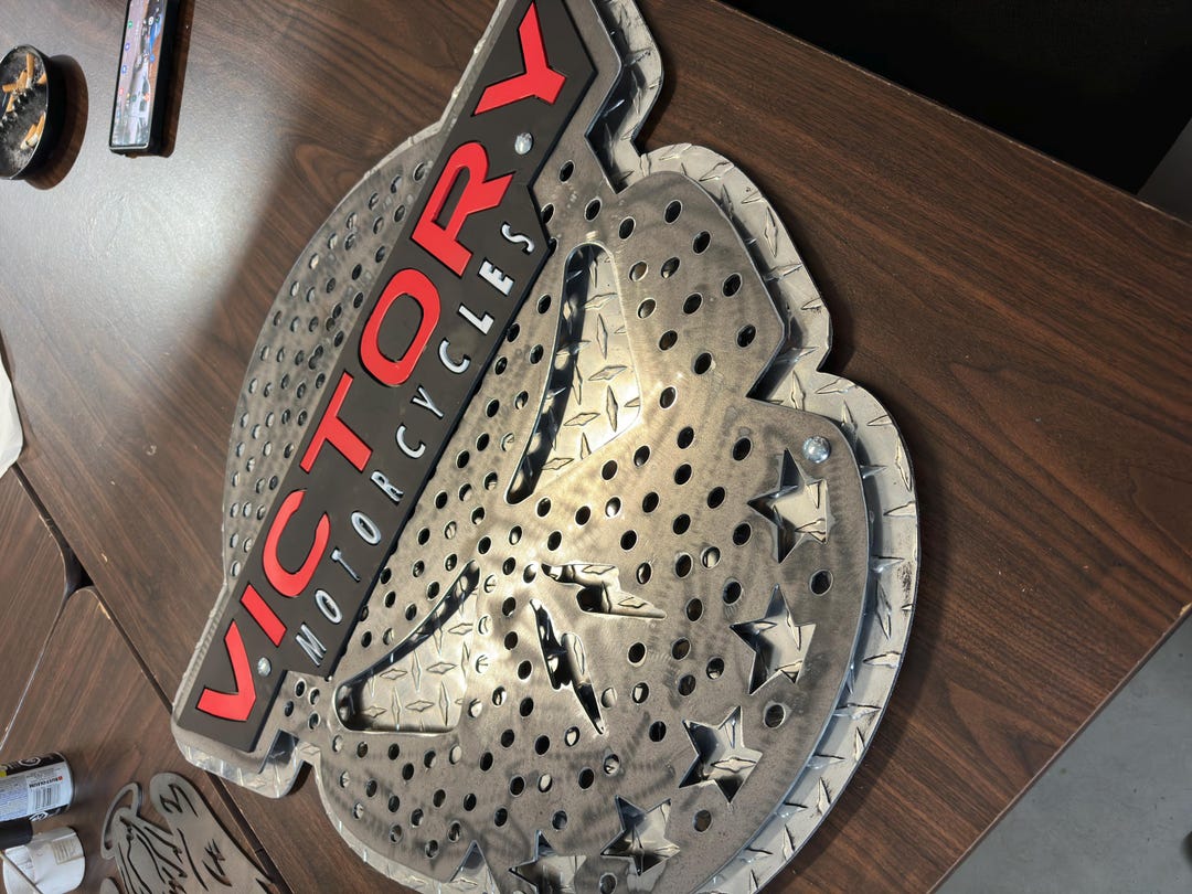 Victory Motorcycle DXF File – Custom Mancave, Shop, or Garage Wall Art ...