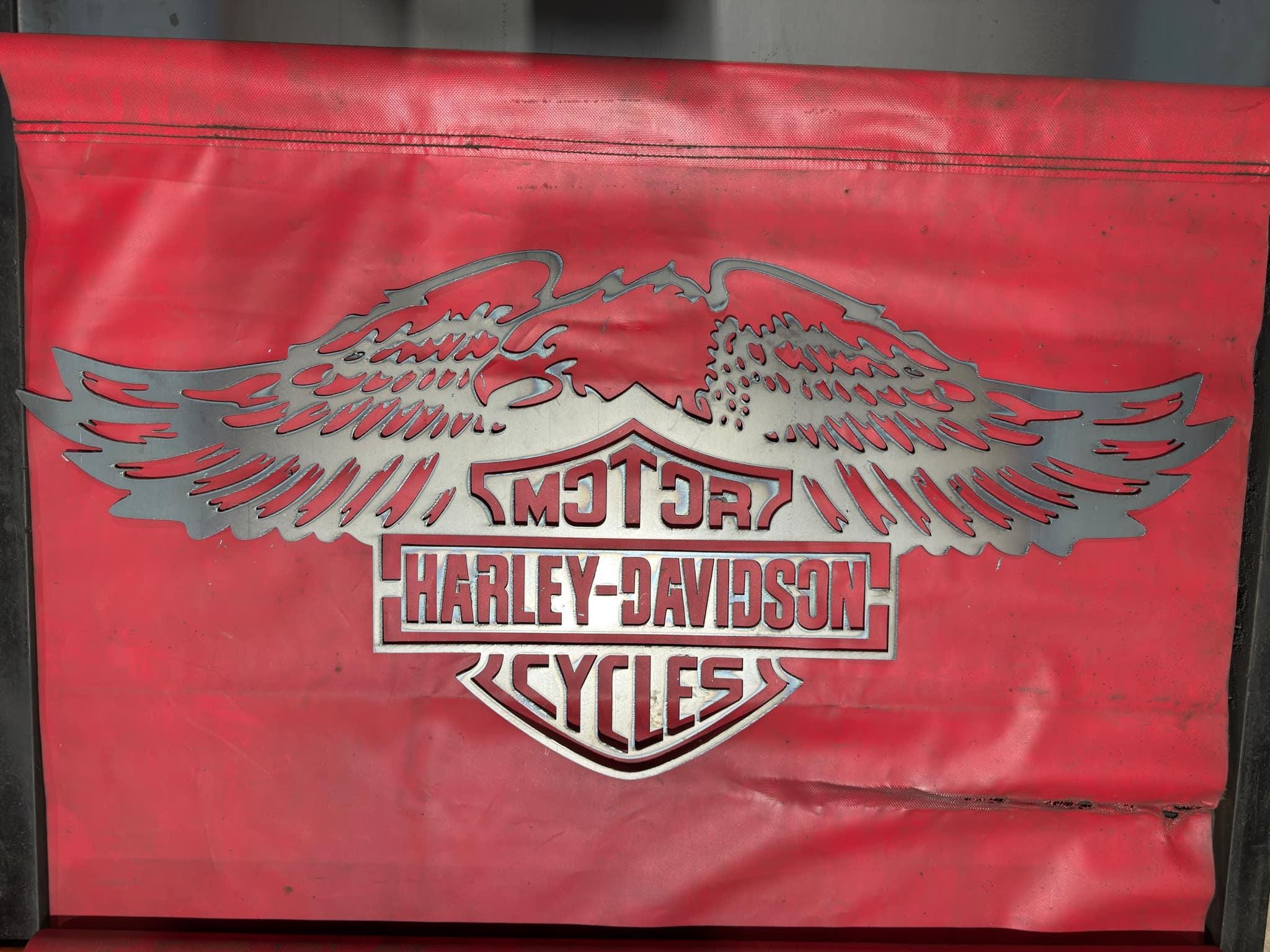 Harley Davidson Home Art - DXF SVG File Motorcycle Sign - Metal Art ...