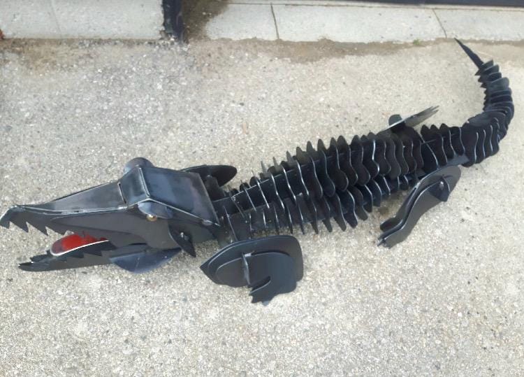 3D Alligator Crocodile Dxf Files, Puzzle, Downloadable Art ...