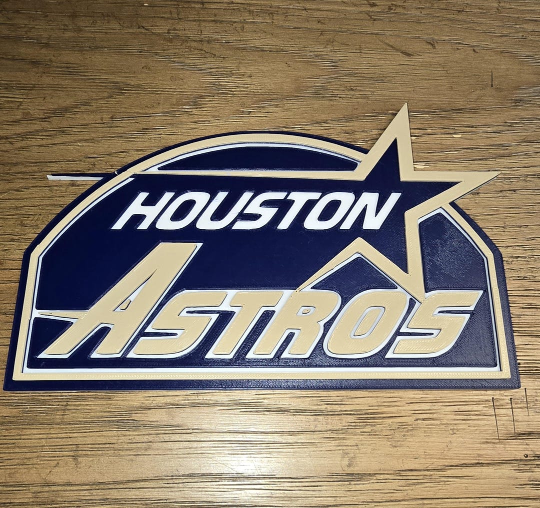 Houston Astros Inspired 3D Wall Art Decorations - 3D Custom Wall Art - Etsy