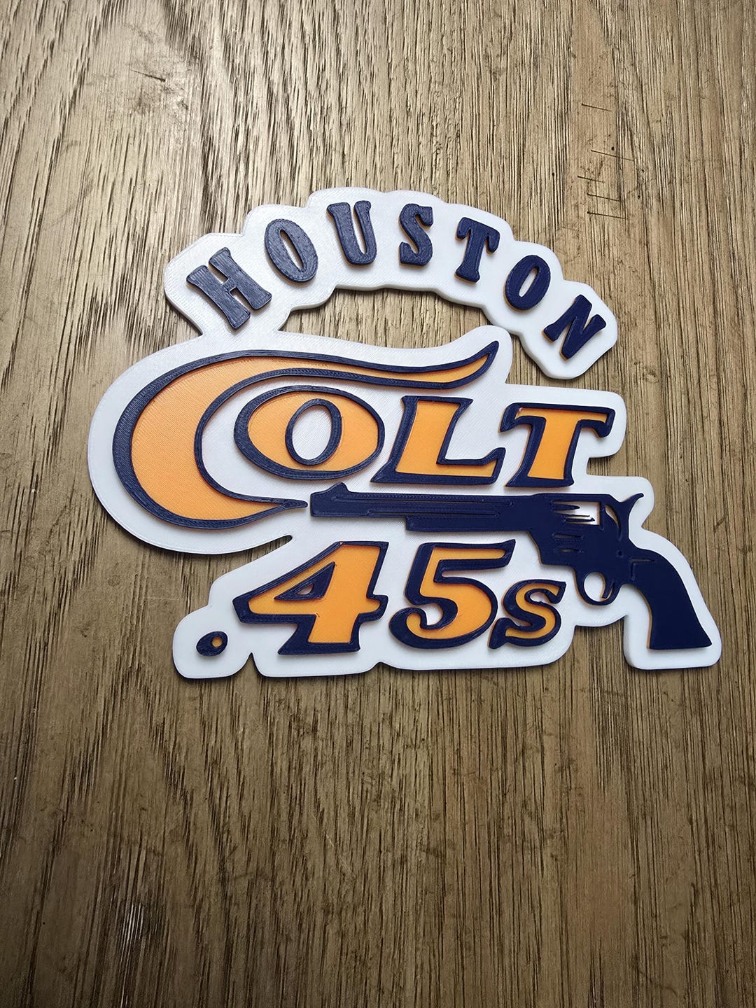 Houston Colt 45s Astros Inspired 3D Wall Art Decorations - 3D Custom ...