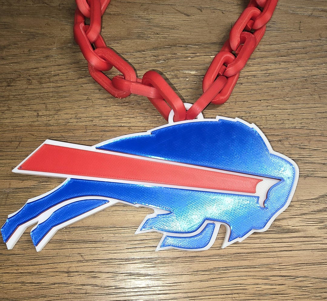 Buffalo Bills Fan Chain Custom 3D Printed - Etsy