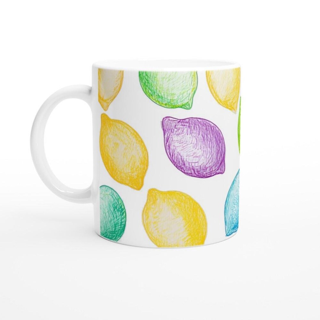 Lemons Lemons Lemons! Lemon Mug - Fun and Cute Lemon Lover Gift ...