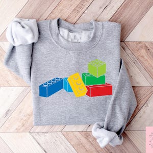 Building Bricks Tshirt, Building Blocks Sweatshirt, Bricks Shirt ...