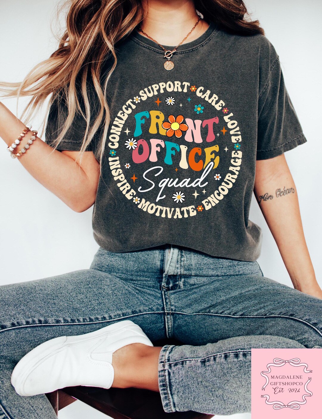 Front Office Squad T-shirt, Front Office Shirt, Secretary ...