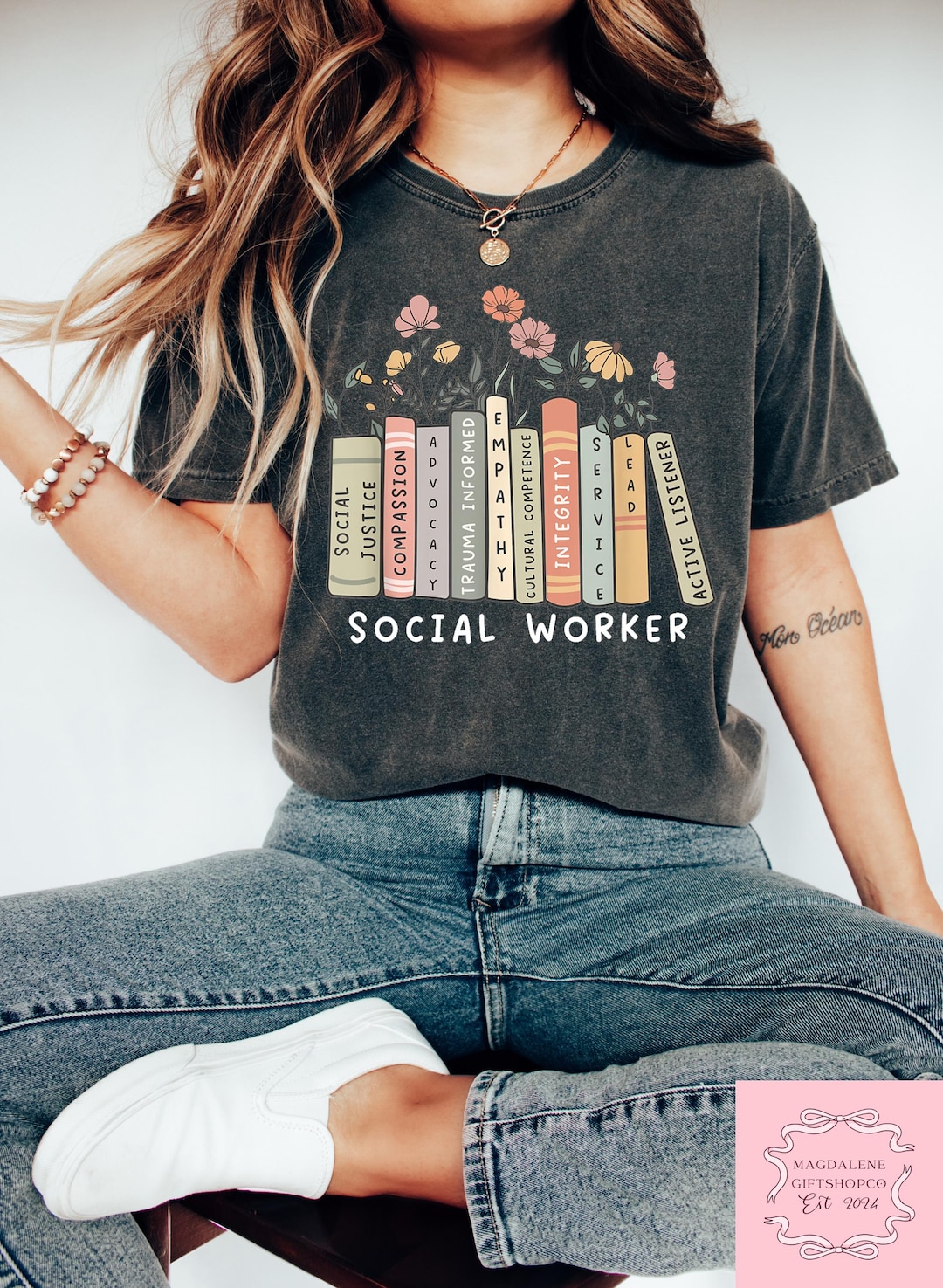 Social Worker T-shirt, Advocate Support Empower Shirt, Social Work ...