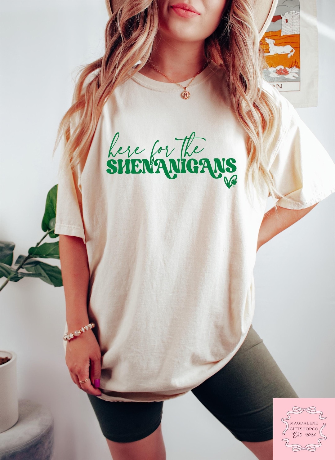 Here for the Shenanigans Tshirt, St Patrick's Shirt, Womens St Pattys ...