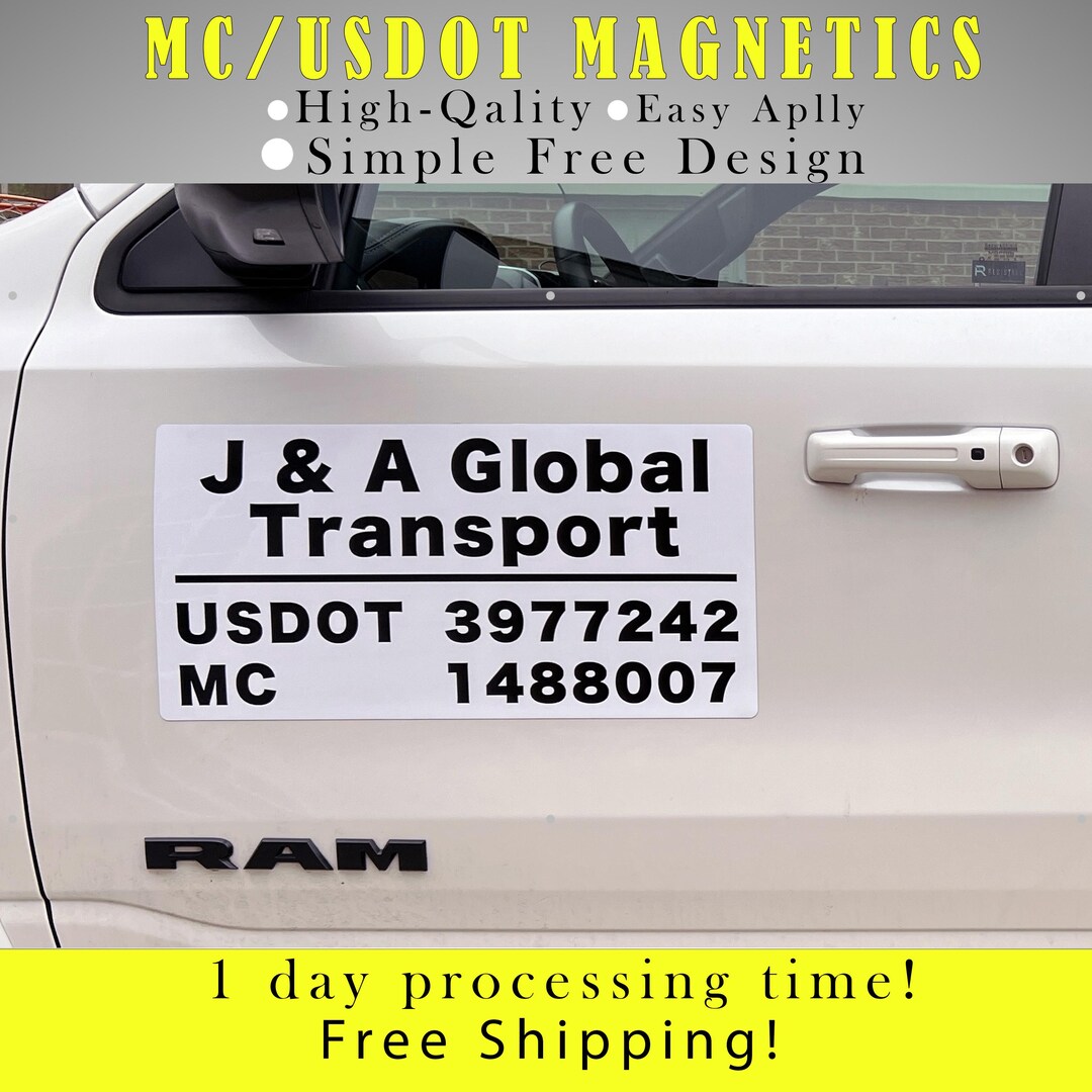 Custom Magnetic Signs, Vehicle Signs, Car Magnets, Car Door Magnets ...