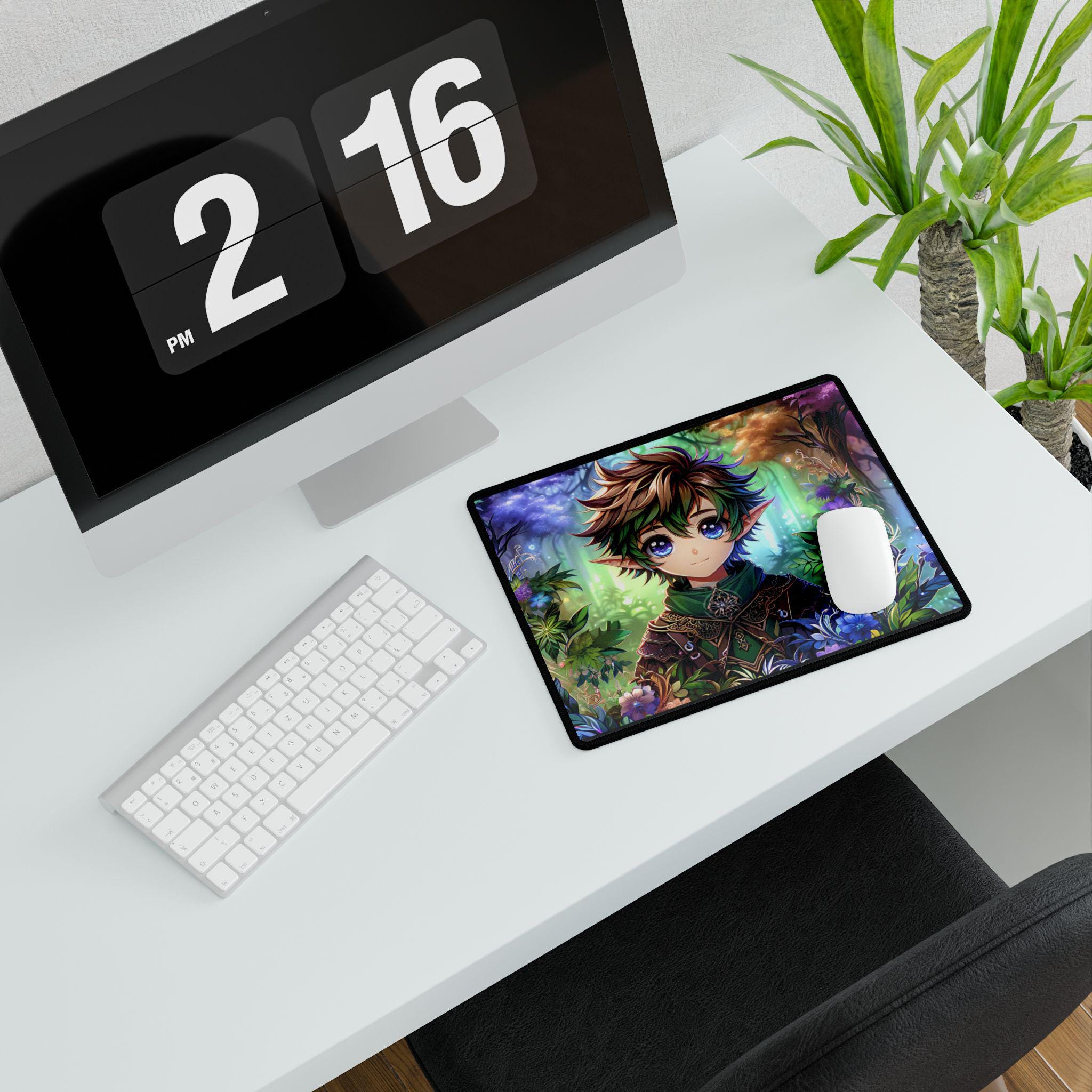 Anime Elf Desk Mat – Non-slip Mouse Pad for Gaming, 3 Sizes - Etsy