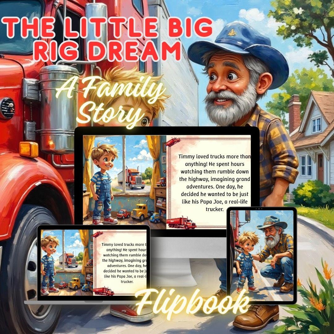 The Little Big Rig Dream – Kids’ Digital Storybook Flipbook | Kindness ...