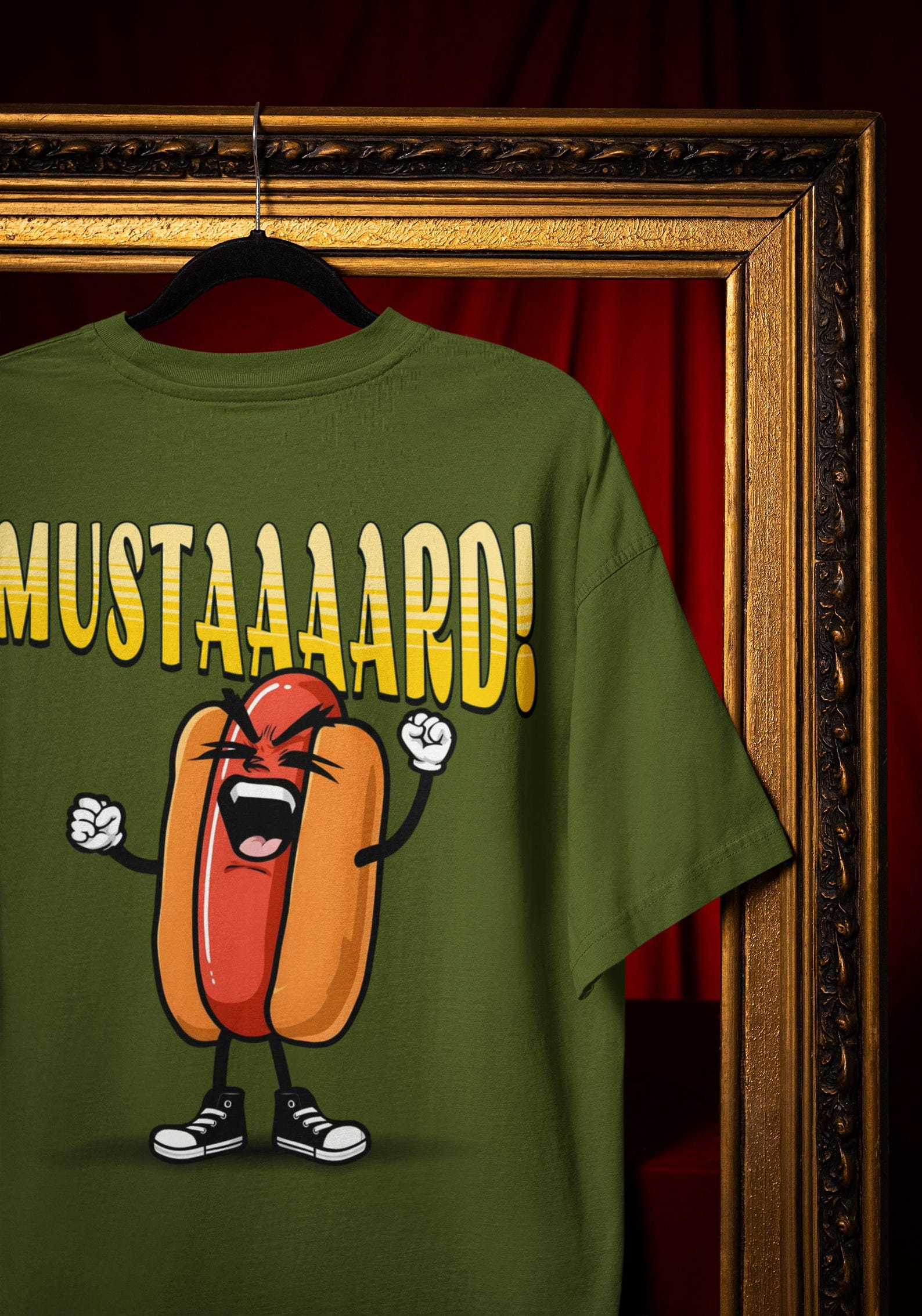 Funny Mustard/kendrick Lamar Hot Dog Unisex Tee, Foodie Shirt, BBQ ...