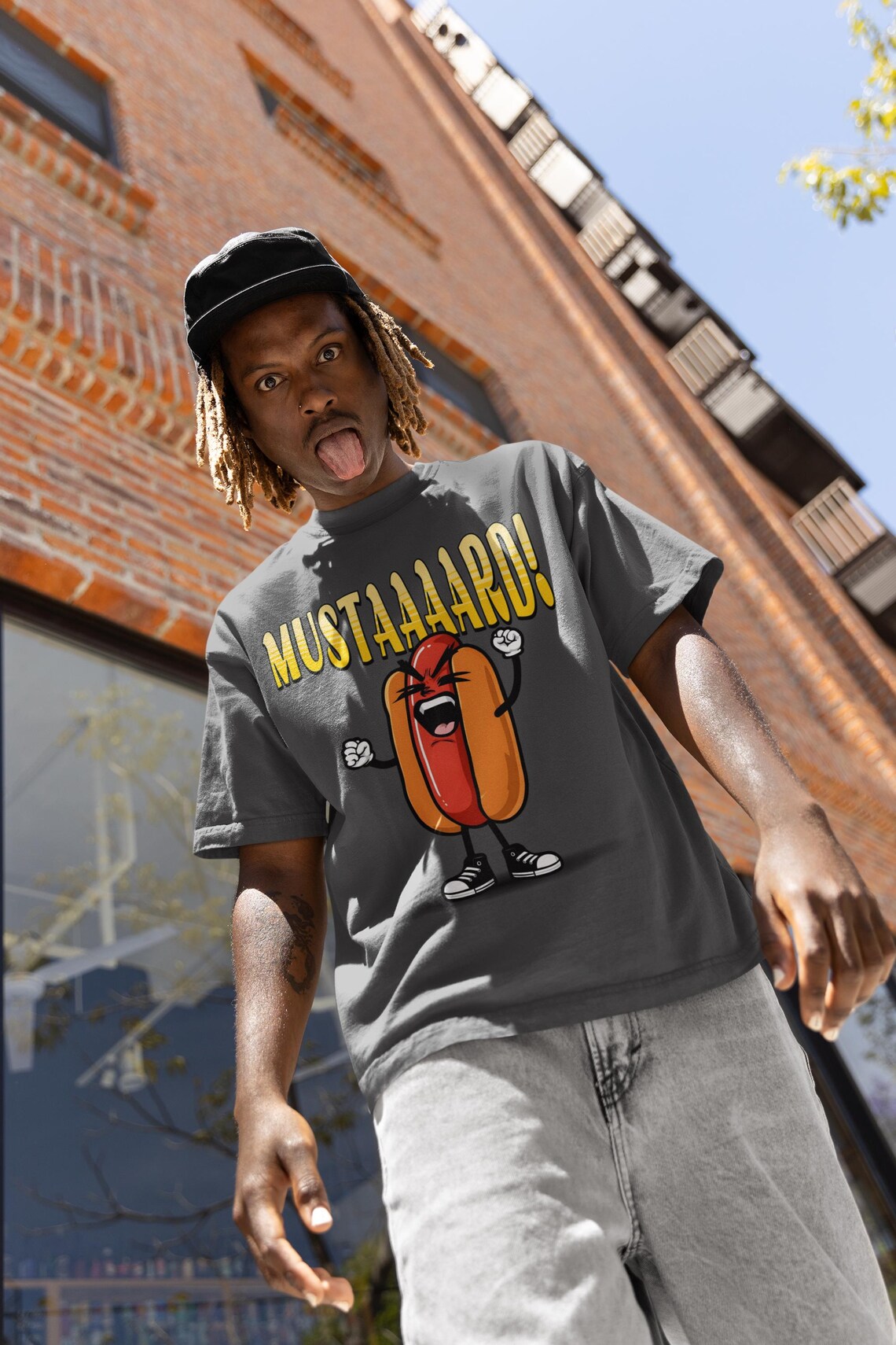 Funny Mustard/kendrick Lamar Hot Dog Unisex Tee, Foodie Shirt, BBQ ...