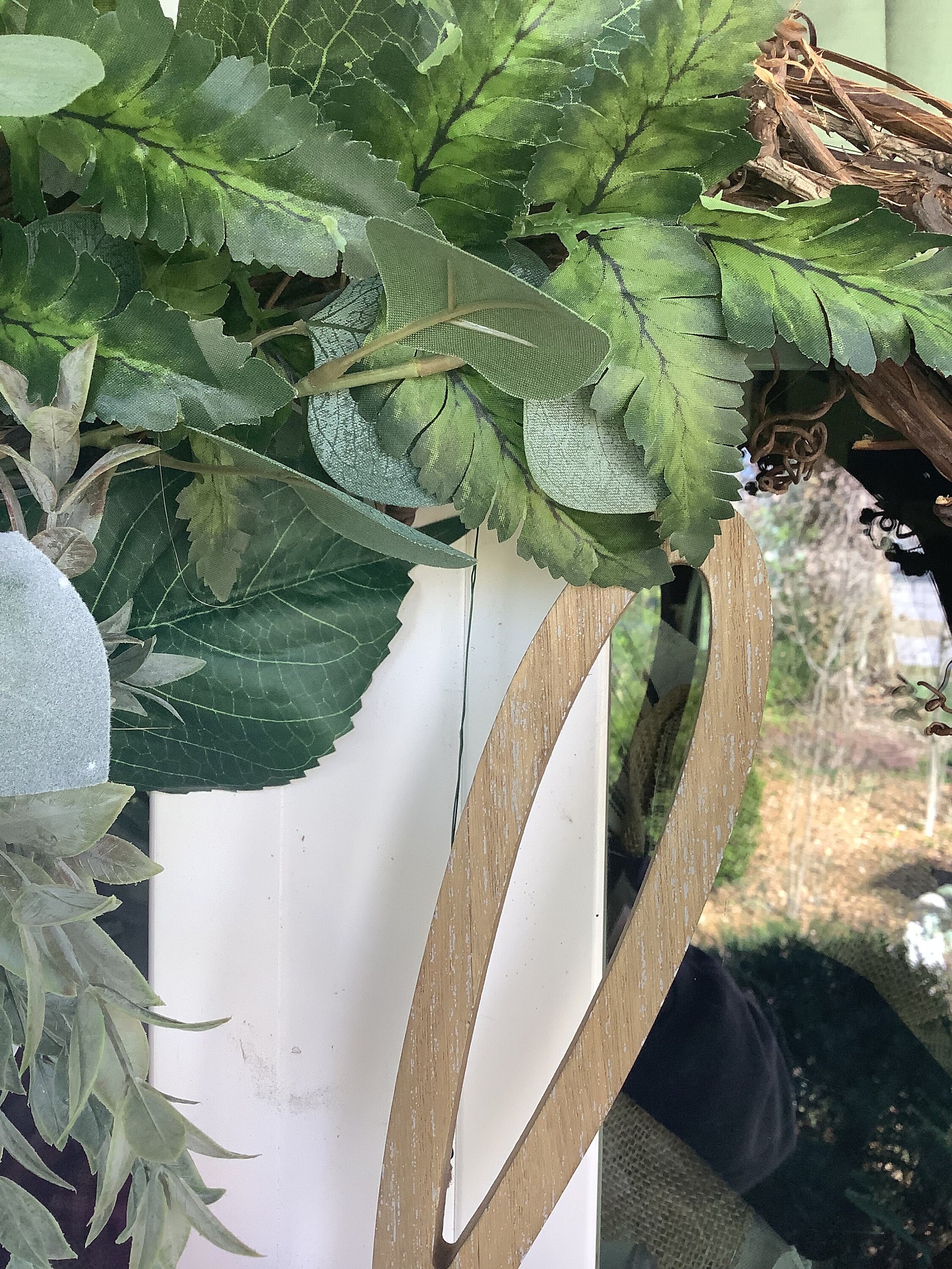 Pink Ombré Hydrangea Floral Grapevine Wreath for Front Door With Sign ...