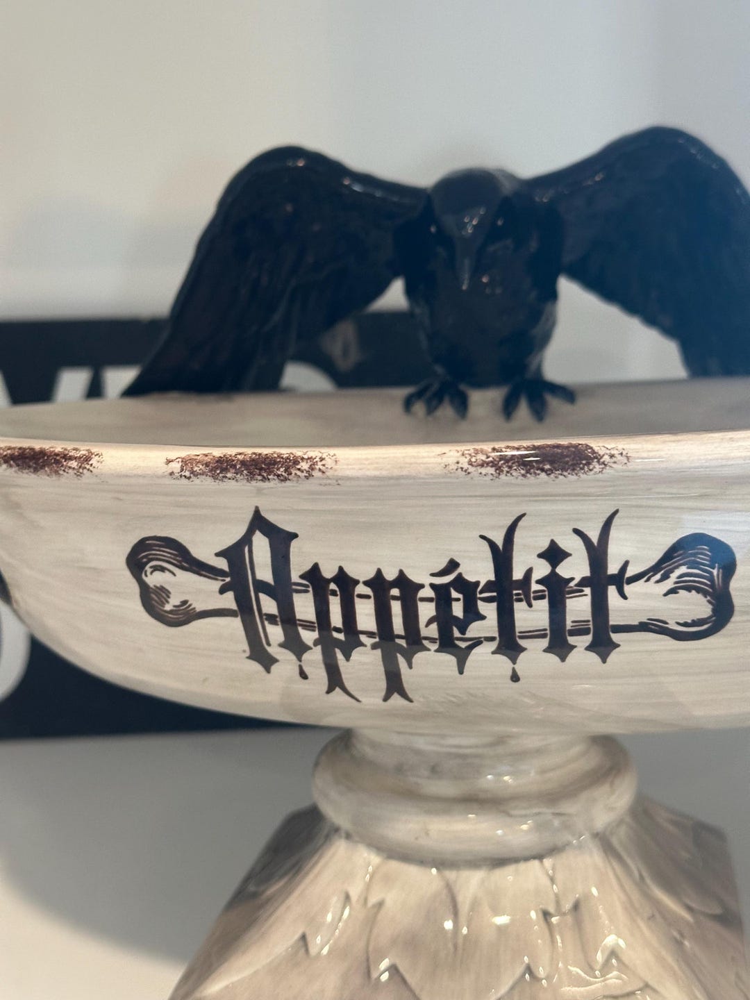DEPARTMENT 56 Raven Apetit Candy Dish HALLOWEEN - Etsy