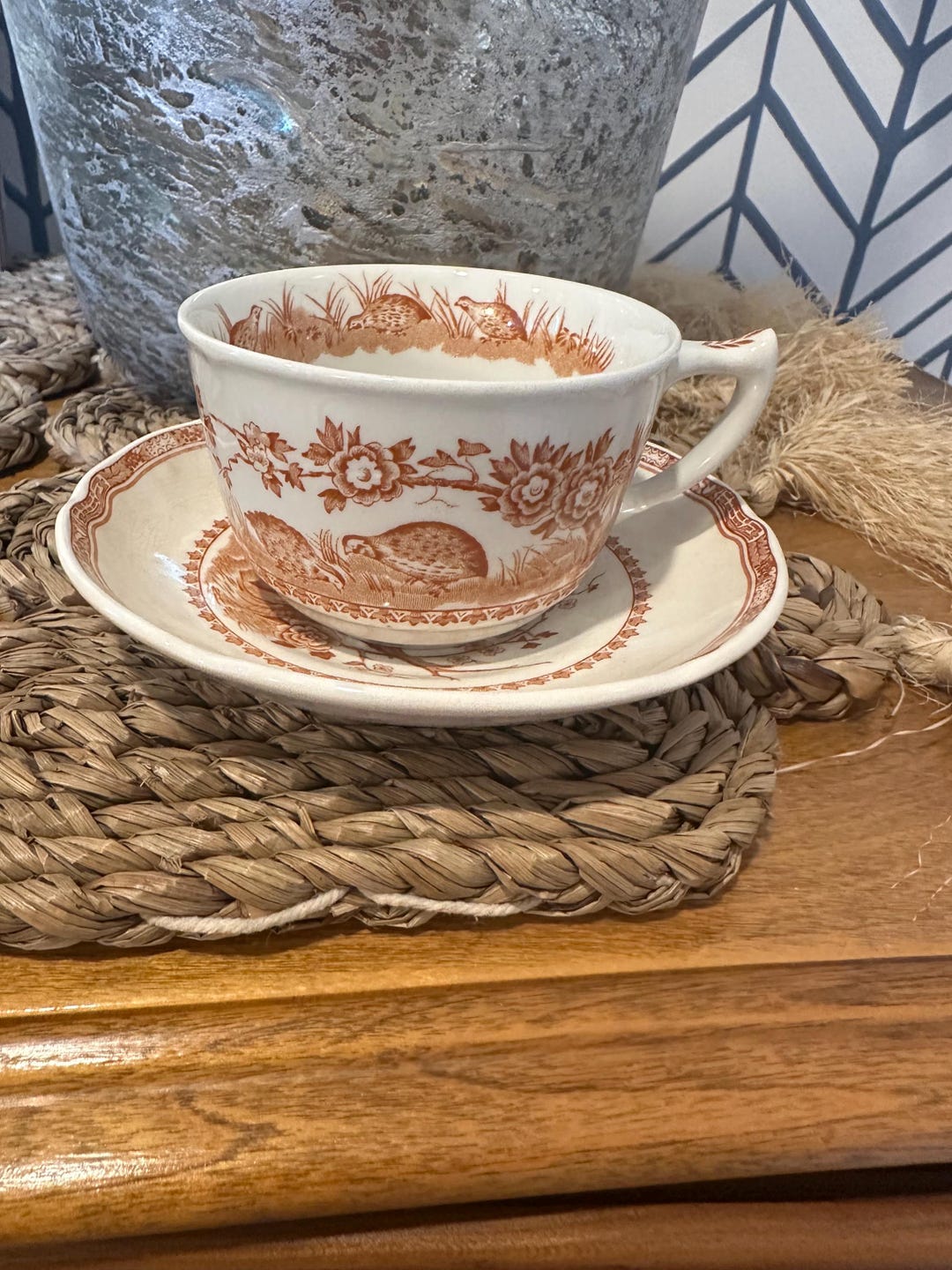 Vintage FURNIVALS QUAIL TEA Cup and Saucer England - Etsy