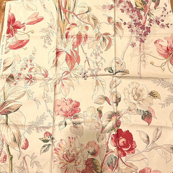 Botanical Fabric - Etsy