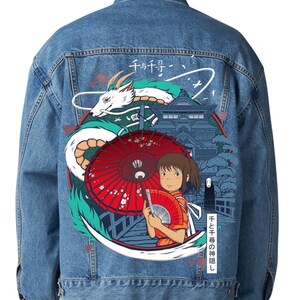 Hand Painted Jacket, Personalized Anime Jacket, Custom Jean Jacket With ...
