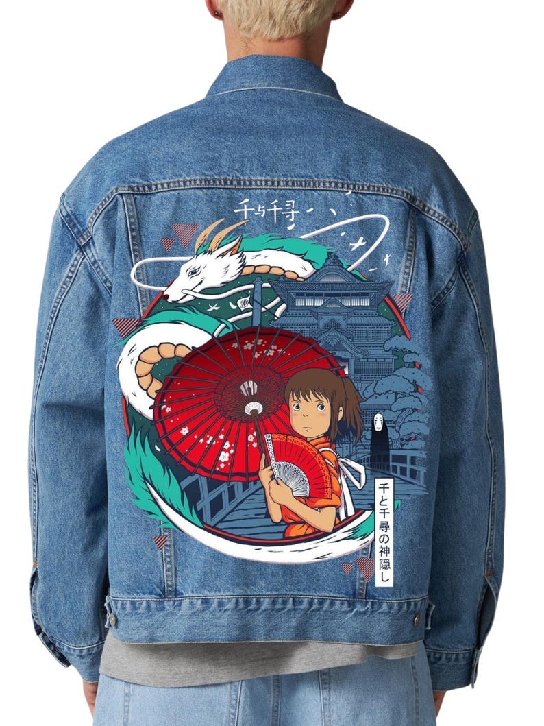Hand Painted Jacket, Personalized Anime Jacket, Custom Jean Jacket With ...