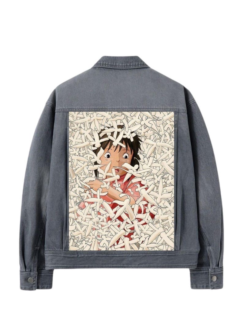 Hand Painted Jacket, Personalized Anime Jacket, Custom Jean Jacket With ...
