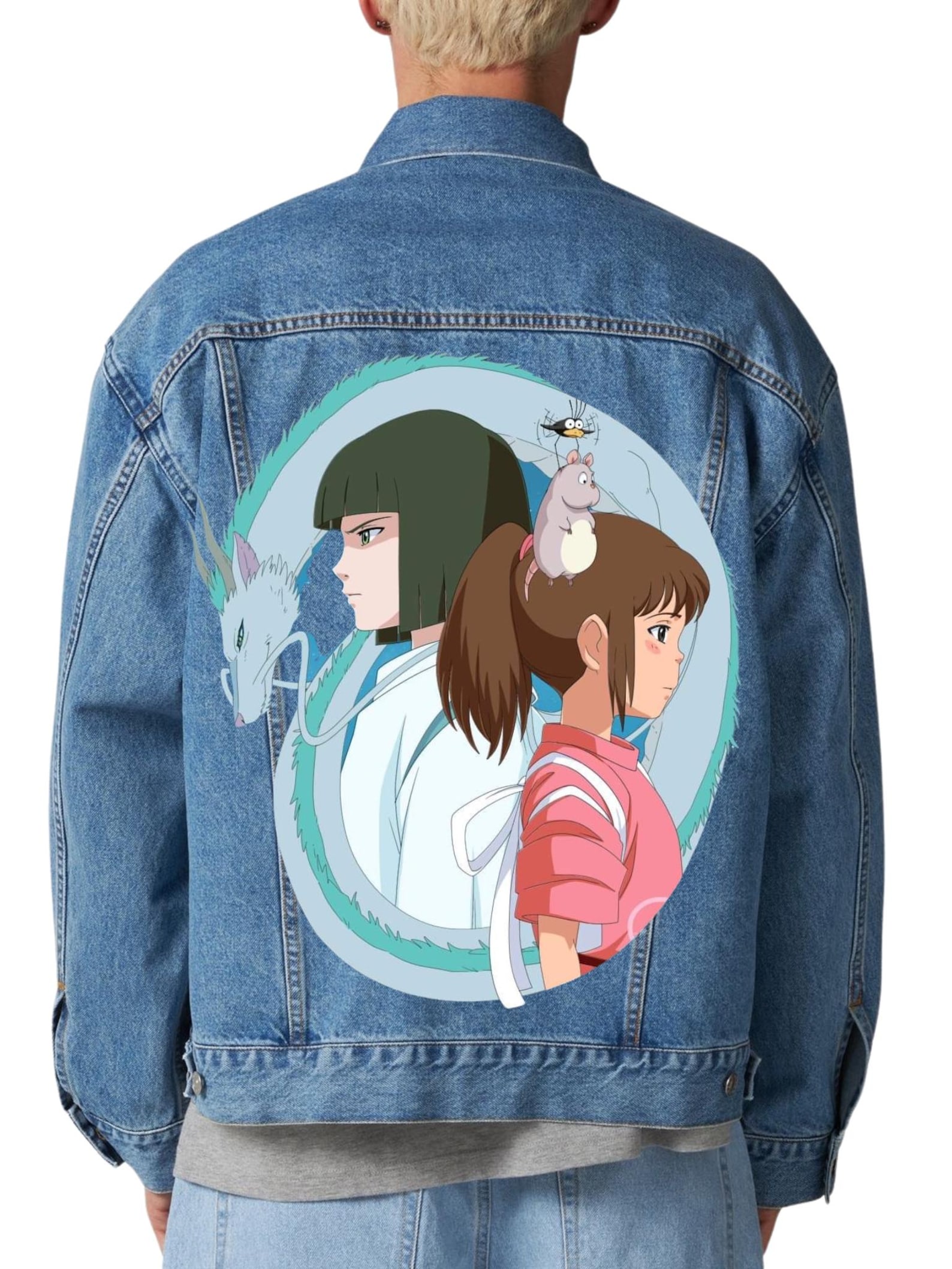Hand Painted Jacket, Personalized Anime Jacket, Custom Jean Jacket With ...