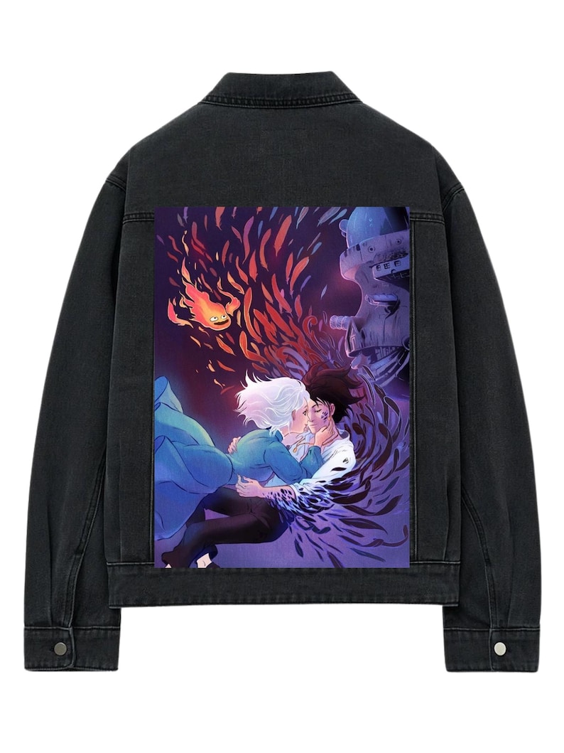 Hand Painted Jacket, Personalized Anime Jacket, Custom Jean Jacket With ...