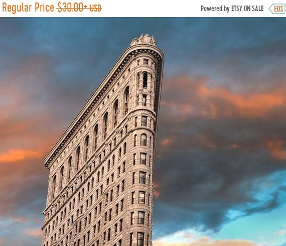 Flatiron Builidng, New York Photograph Nyc Skyscraper Photo Skyline ...