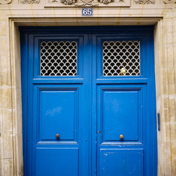 Paris Blue Doors - Etsy