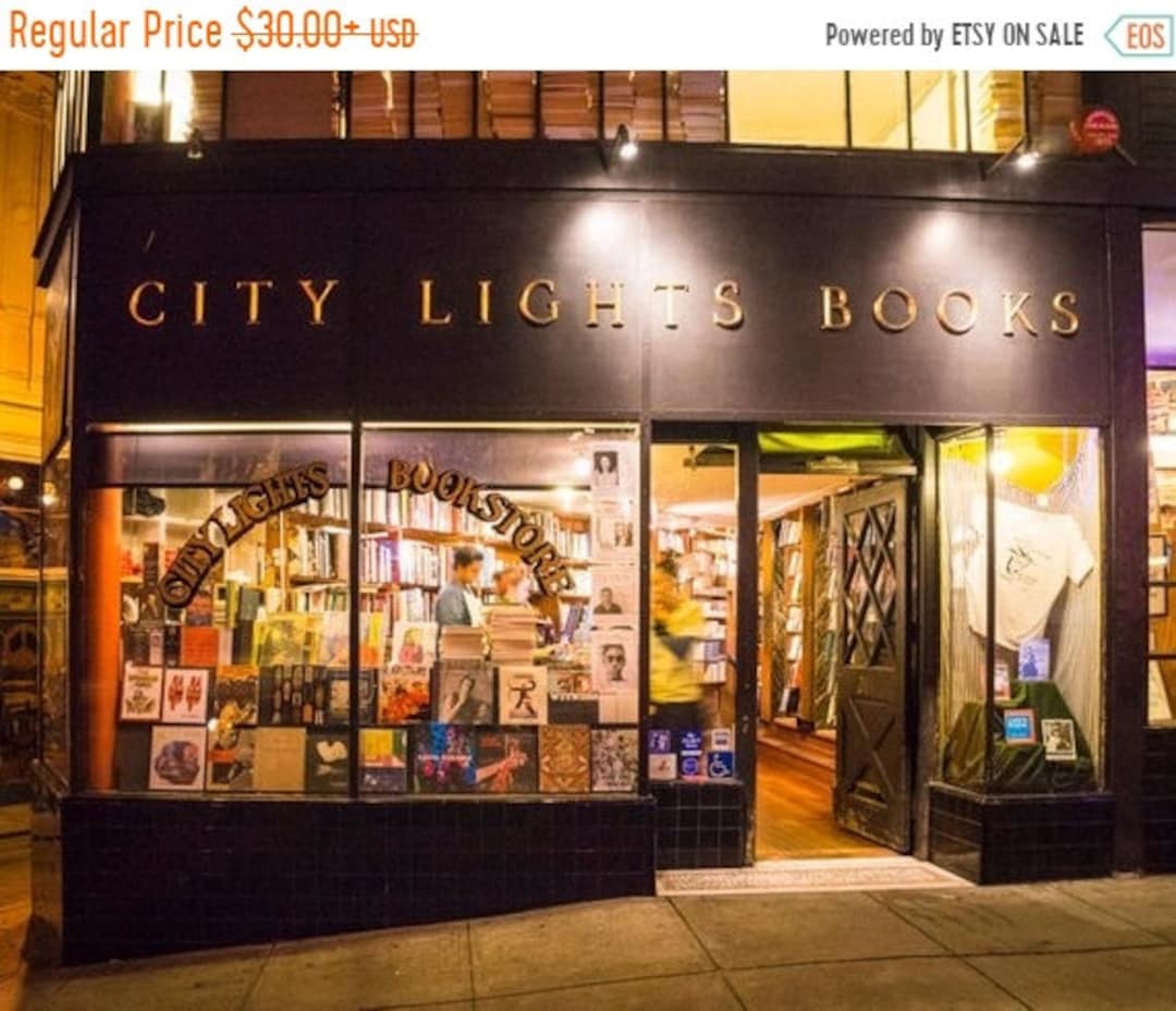 City Lights Bookstore Photo San Francisco Photography Bookshop Books ...
