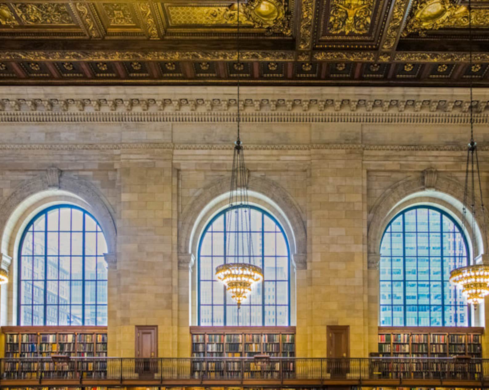 New York Library Photo Nyc Photograph Architecture Literature - Etsy