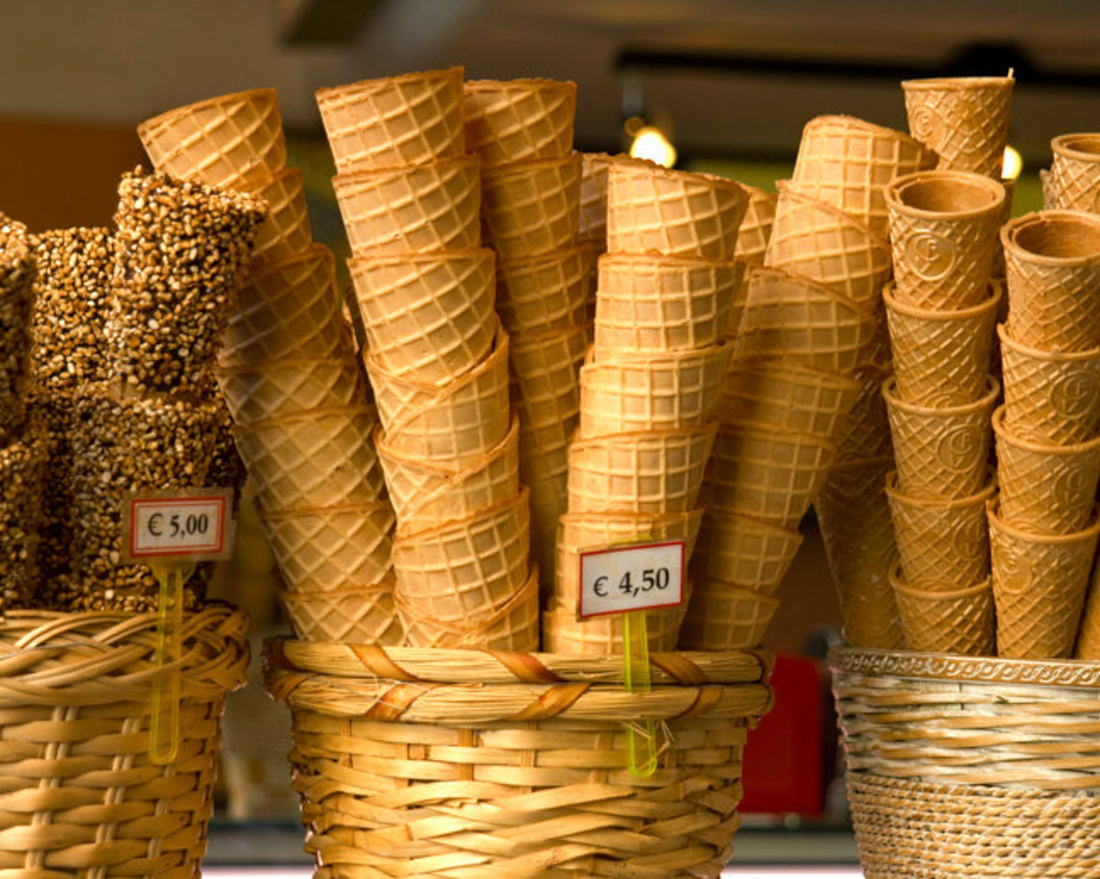 Food Photography Gelato Photograph Ice Cream Cones Italian - Etsy