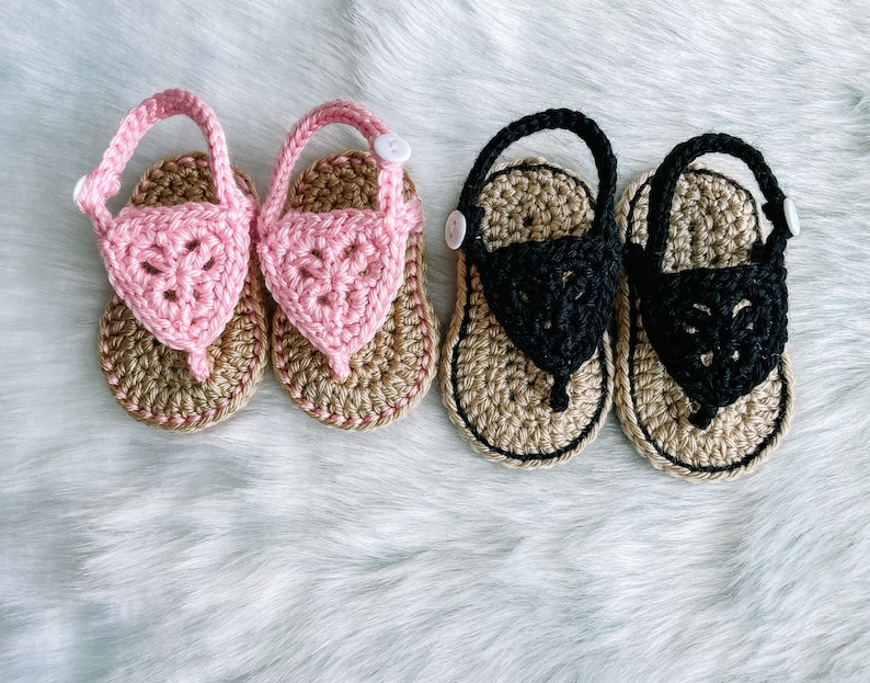 Baby Flip Flops Baby Sandals Boho Baby Sandals Summer Baby - Etsy