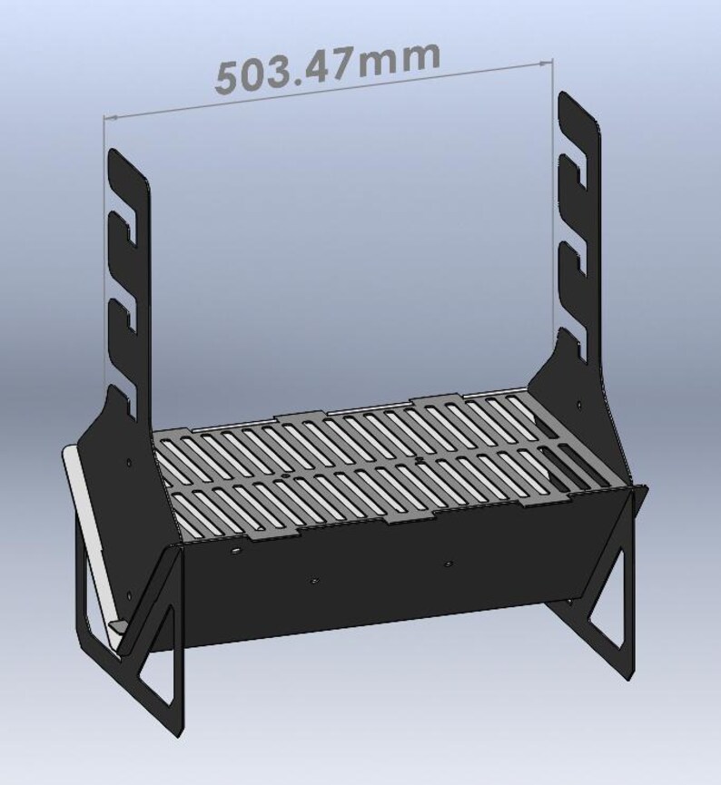 ASADO Style Bbq Grill CAD Files – CNC Laser Cut Plans – 3D Model & Dxf ...