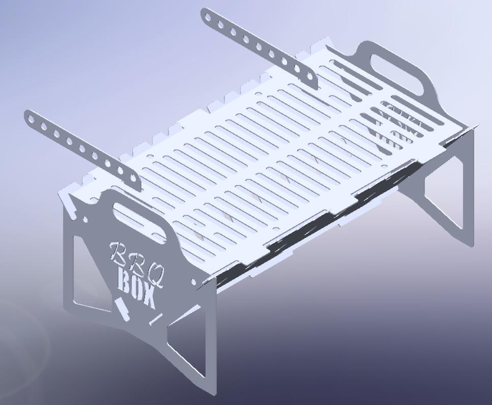 BBQ Grill Plans: Sheet Metal Fire Pit Combo (digital Download CAD Files ...