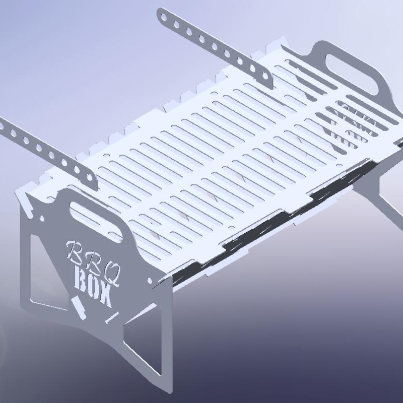 Barbecue Grill in Fire - Etsy