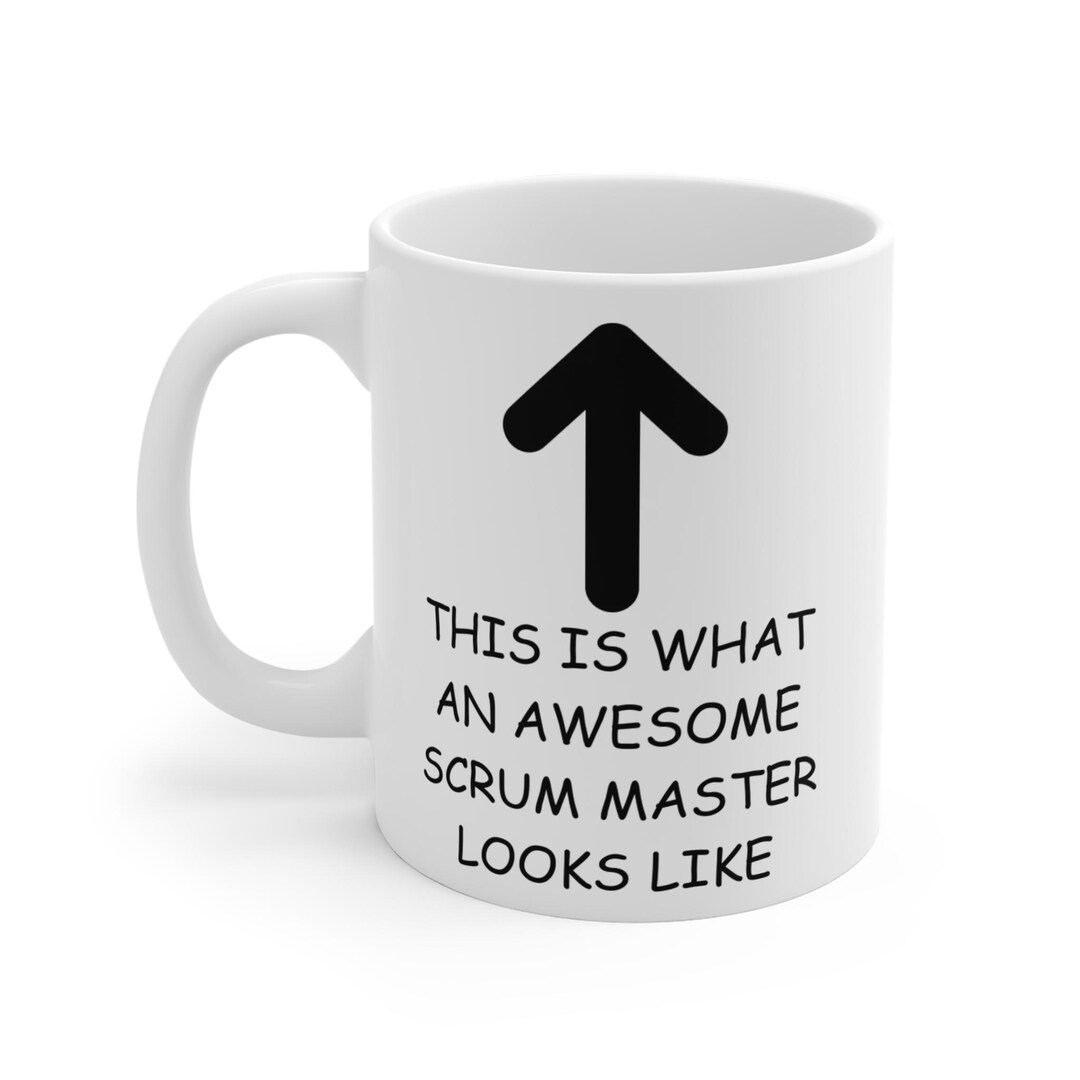 Scrum Master Mug, Agile Team Leader Cup, Funny Coffee Mug, Office Gift ...
