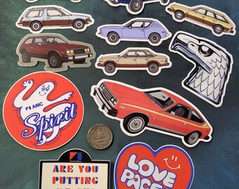 American Motors AMC Sticker Sheet - Etsy