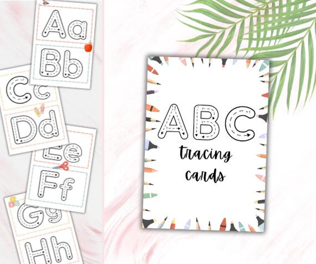 Editable ABC Tracing Book for Children Tracing ABC Letters. Letter ...