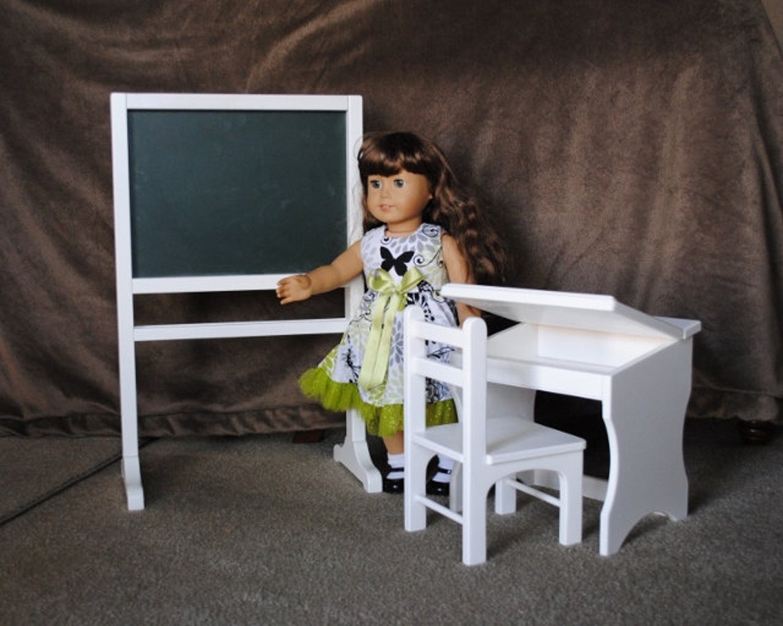 18 Doll Desk and Chalkboard Combo - Etsy