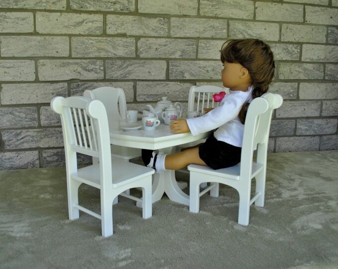 Doll Table and Chairs - Etsy