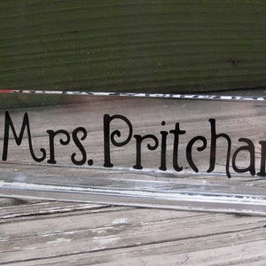 Personalized Acrylic Name Plate; Great Teacher Gift; Many Designs to ...