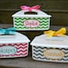 Personalized Shower Caddy With Chevron Design and Name - Etsy