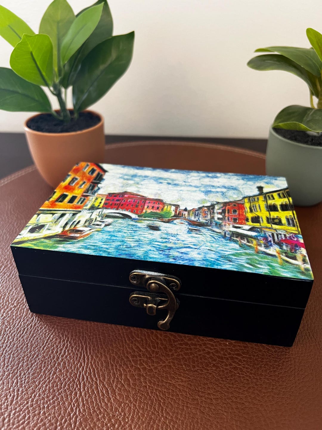Van Gogh Art Memory Box: UV Print Keepsake Chest, Personalized Jewelry ...