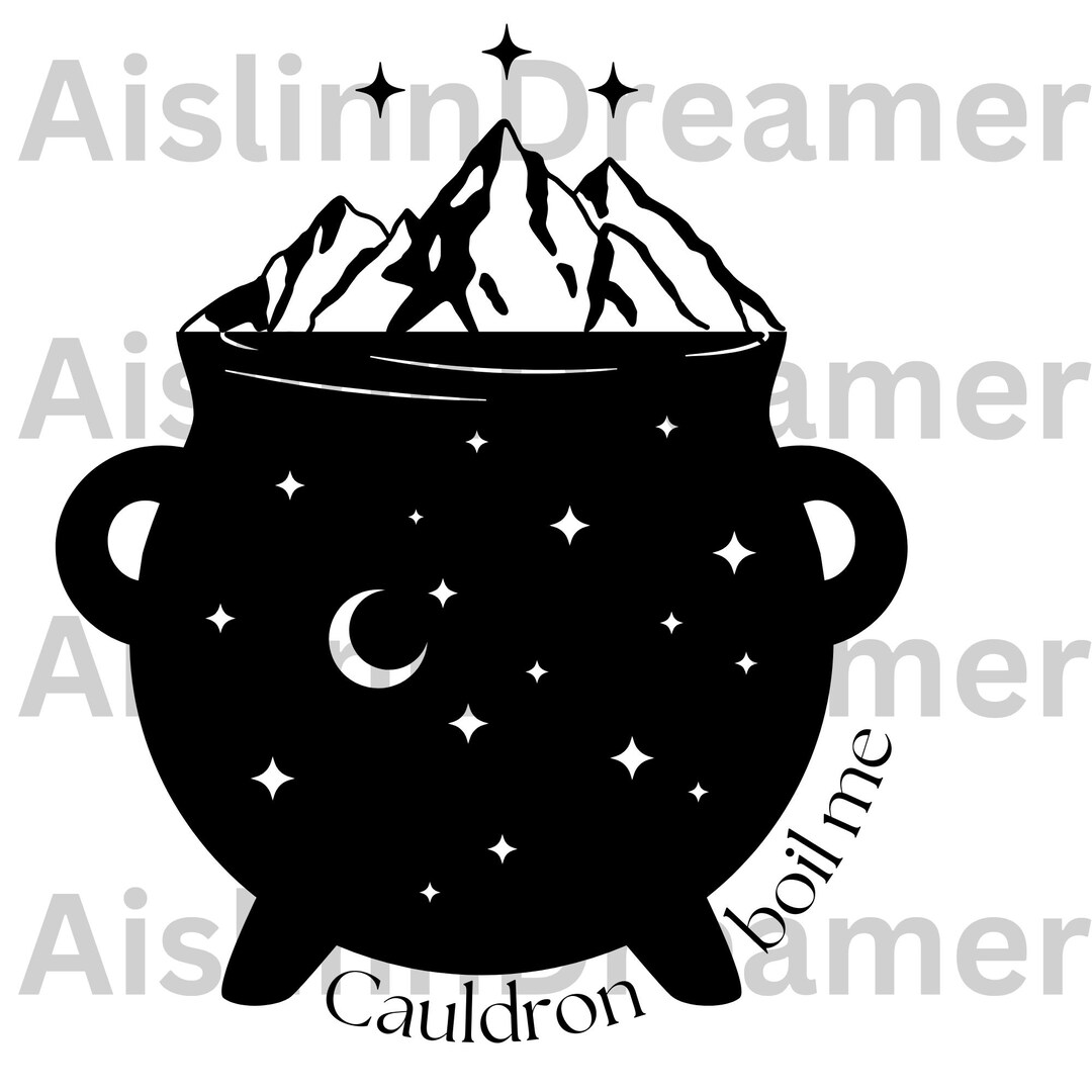 Cauldron Boil Me Acotar Digital Download - Etsy