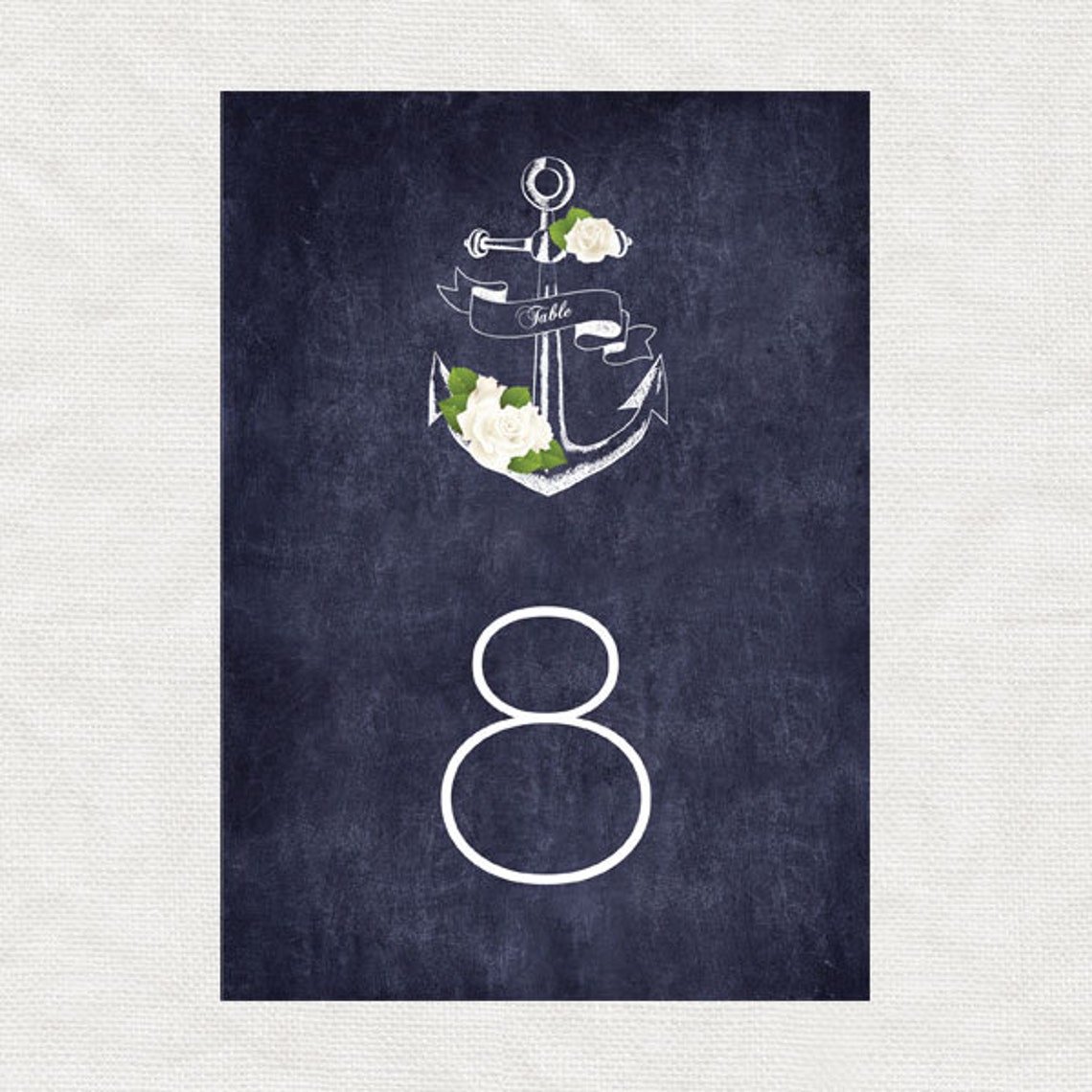 Printable Nautical Wedding Table Numbers Instant Download - Etsy