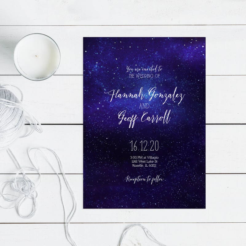 Starry Wedding - Etsy