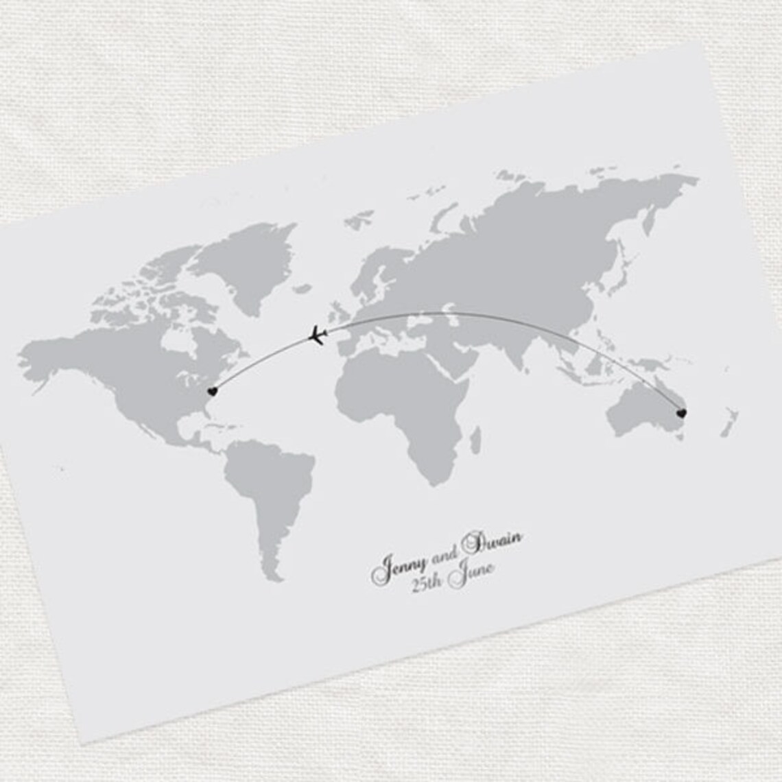 Custom Wedding Guest Book Map Printable Poster File - Etsy