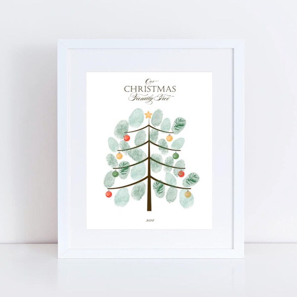 Thumbprint Tree - Etsy